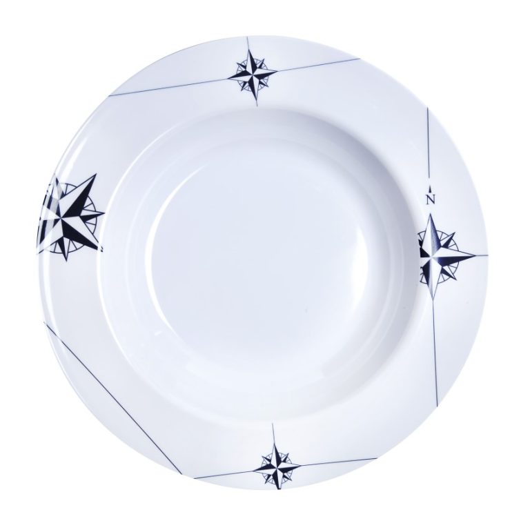 NORTHWIND Melamine deep plate - Set of 6 | Ultra Collection