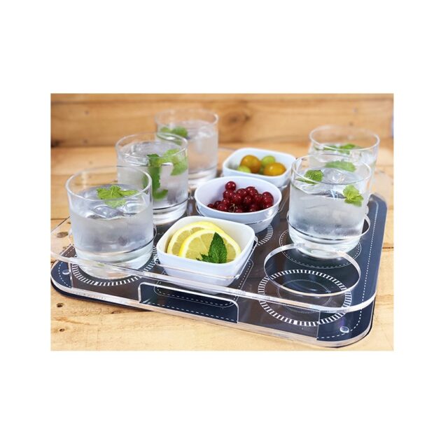 Party Tray for Glasses and Snacks | Ultra Collection