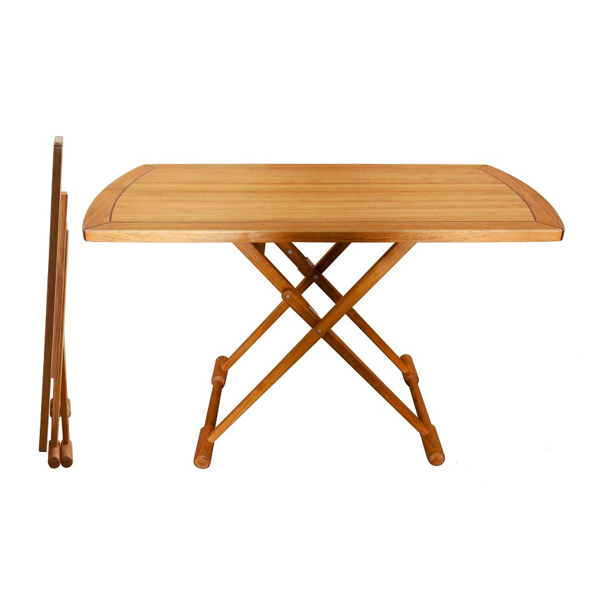 Rectangle Teak Table Curved | Ultra Collection